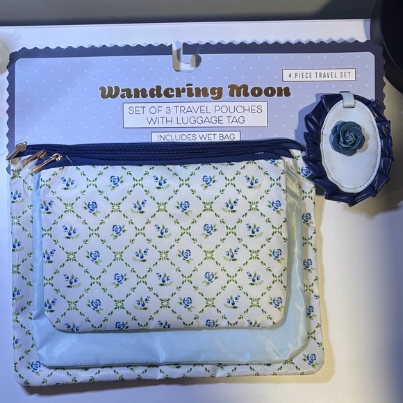 Wandering Moon | Accessories | Wandering Moon 4 Piece Travel Set | Poshmark